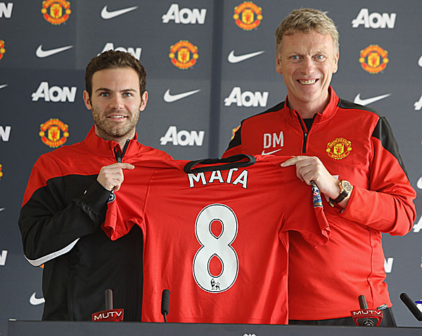 Manchester United Unveil New Signing Juan Mata - MUDSA | Manchester ...
